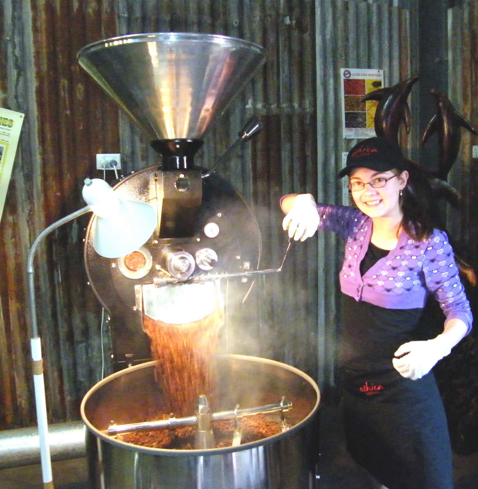 coffee roasting contraption – The Quad
